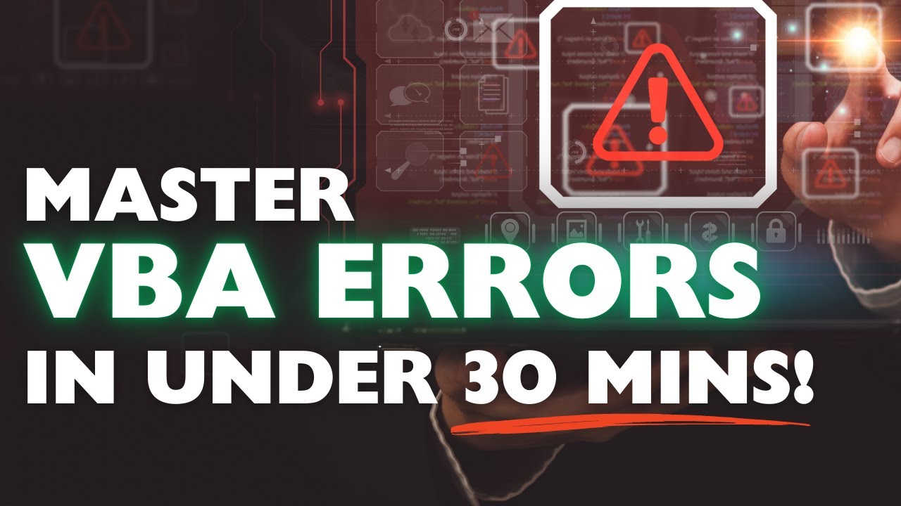 Mastering VBA Error Handling: A Comprehensive Guide