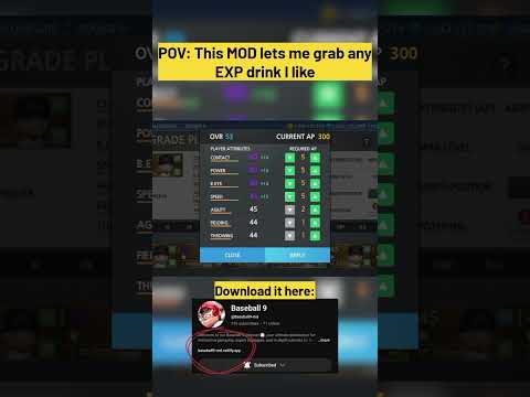 Rise to the Top in Baseball 9 - Mod Tutorial 2025 #baseball9 #baseball