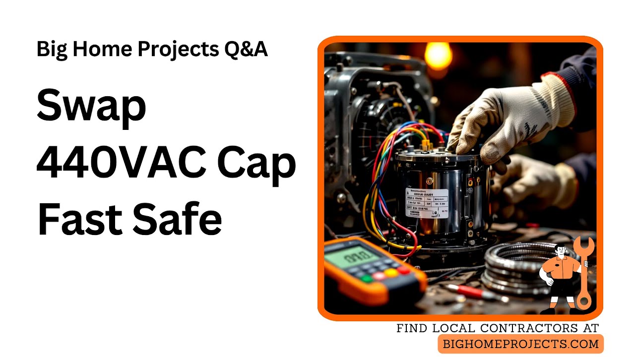 440VAC Capacitor Swap Safety Guide and Tips