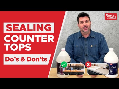 Sealing Concrete Countertops: When to Use Acrylic Sealers | Direct Colors