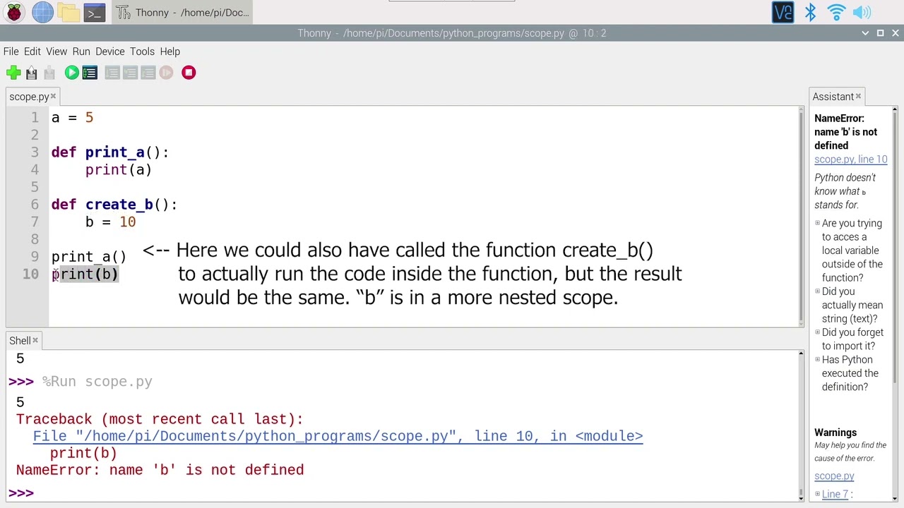 17 Variables - Scope (Creating Python Programs Using Functions and Variables)
