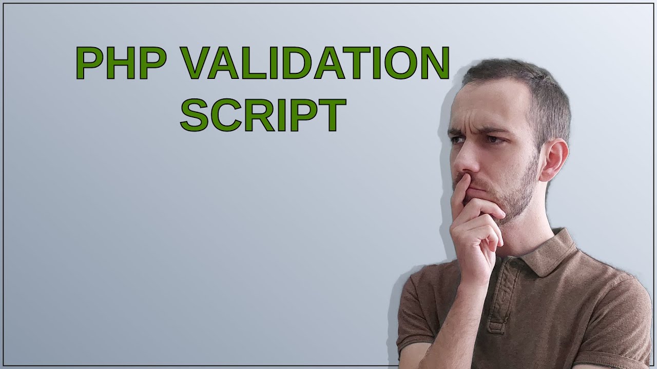 Codereview: PHP Validation script