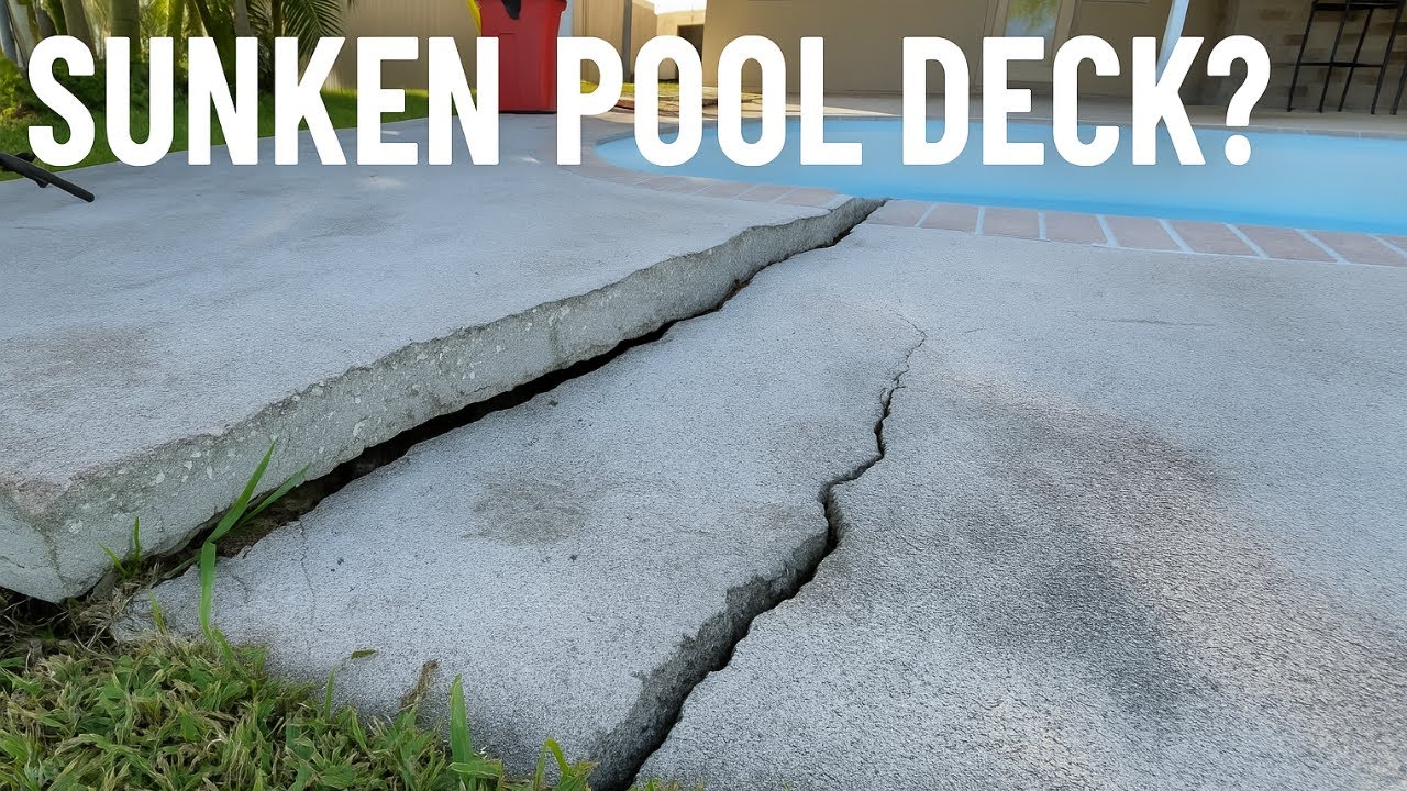 How To Raise a Sunken Pool Deck