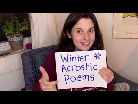 Media Lab Monday: Winter Acrostic Poems