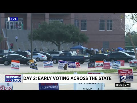 Day 2: Early voting across the state