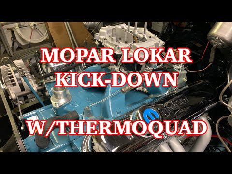 Lokar Kick Down Cable instal Dodge 727 with thermoquad 1978 Warlock D100 Muscle Truck D150