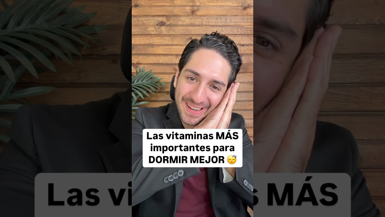 Las vitaminas MÁS importantes para DORMIR MEJOR