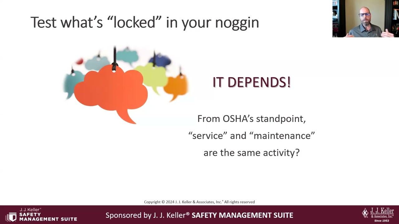 Webinar: Lockout/Tagout: How to Put OSHA’s Requirements into Practice