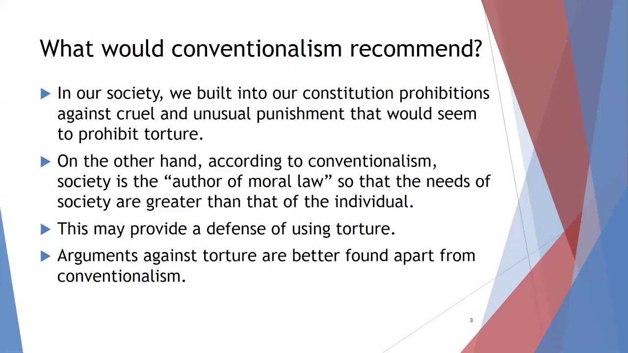 Against using torture - Philip Devine