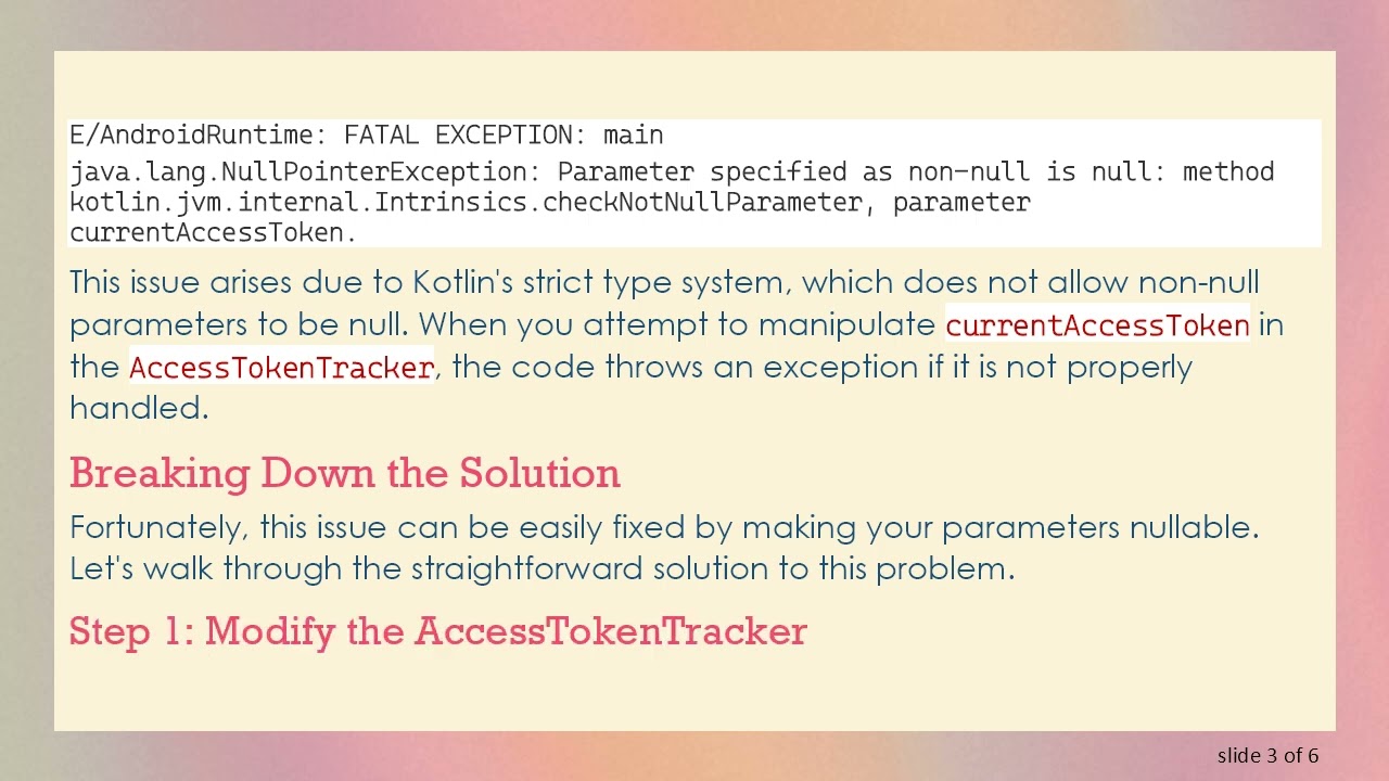 Resolving the NullPointerException Error in Facebook Login Integration on Android