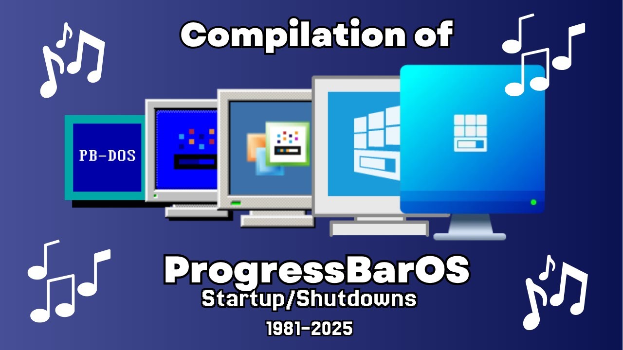 ProgressbarOS Startup/Shutdown ⏳ #progressbar95