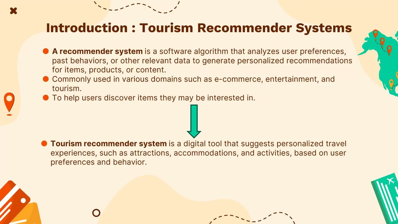 328: Item Based Collaborative Filtering Tourism Recommender System using Apache Mahout