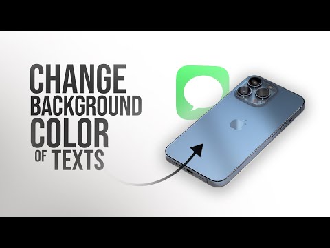 How to Change Background Color on Text Messages on iPhone (tutorial)
