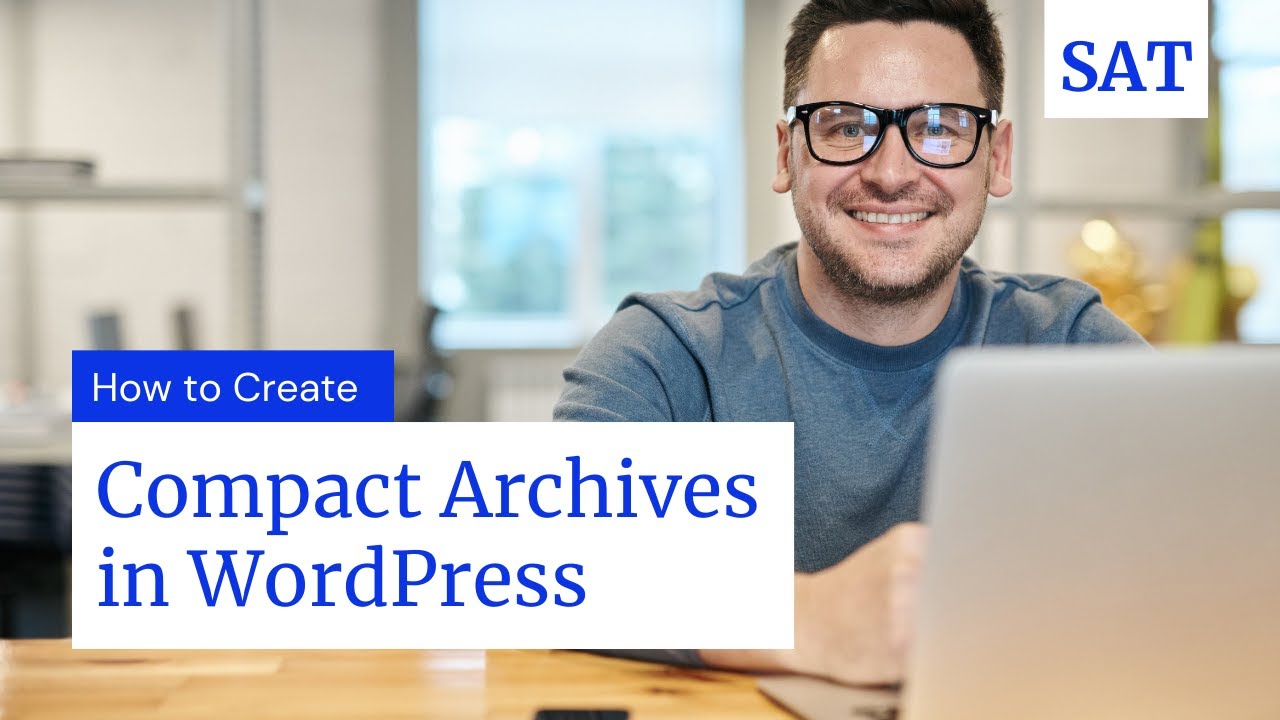 How to Create Compact Archives in WordPress | WordPress 2021