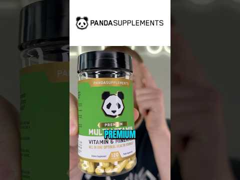 Do you currently take a multivitamin? 🔒Code:LUCAS973 @pandasupps #gym #multivitamin #vitamins