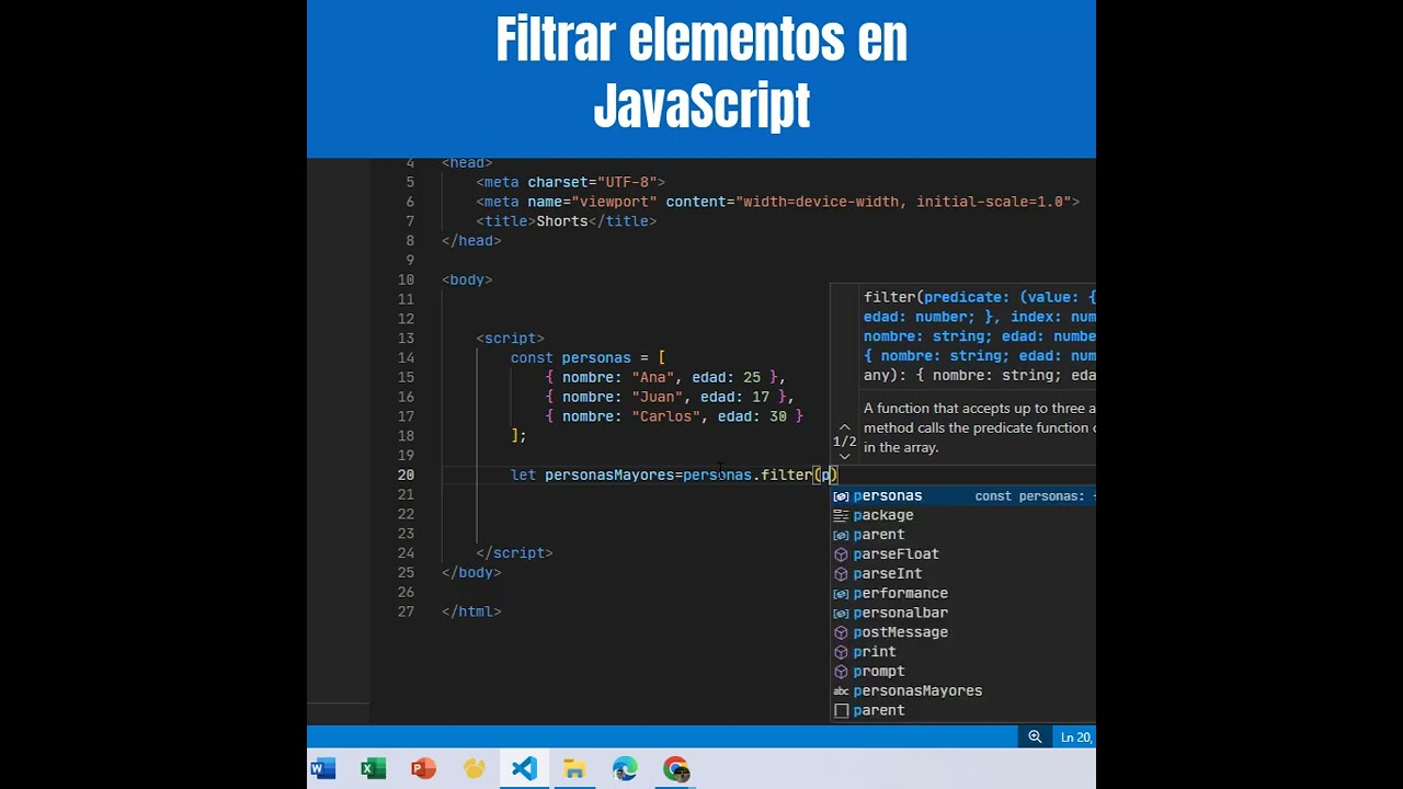 How to filter array elements with JavaScript #javascript