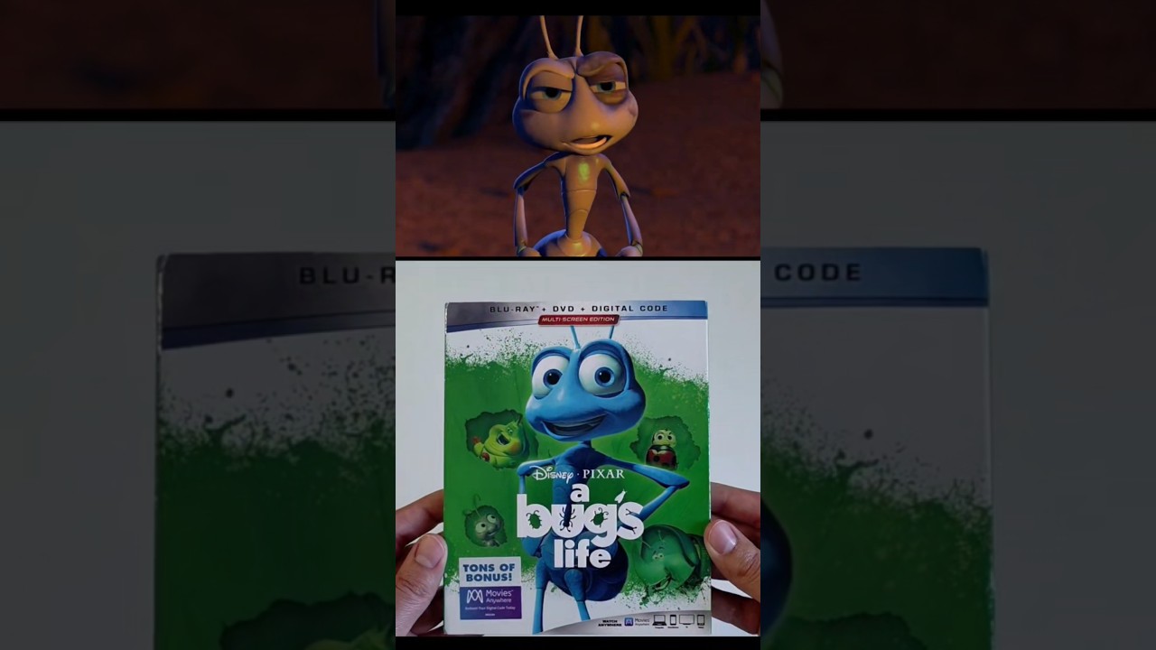 A Bug's Life Blu-ray Disney Movie #movie #bluray #dvd #movieclips #physicalmedia #disney #film