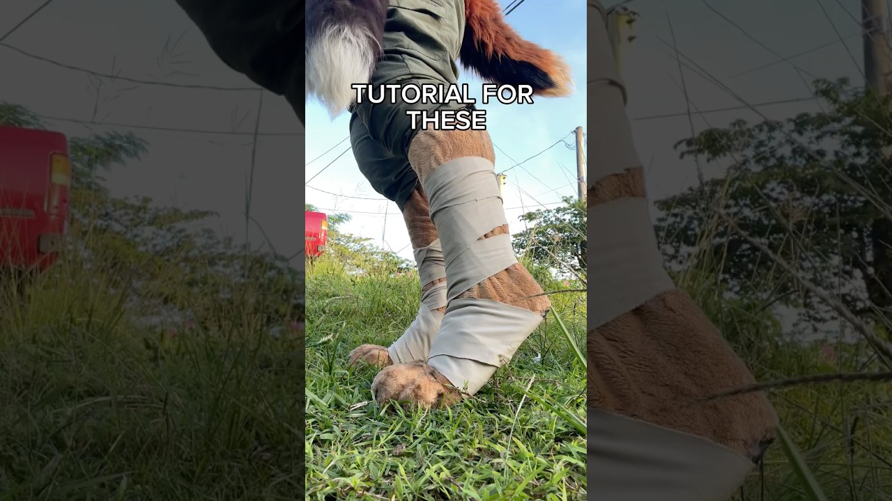 Tutorial for digi legs and paws!! (Kinda messy) #therian #alterhuman #furry #kemonomimi