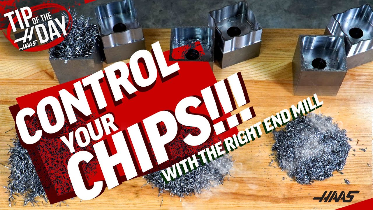 Control Your Chips! Chip Splitters and Roughing End Mills - Haas Automation Tip of the Day