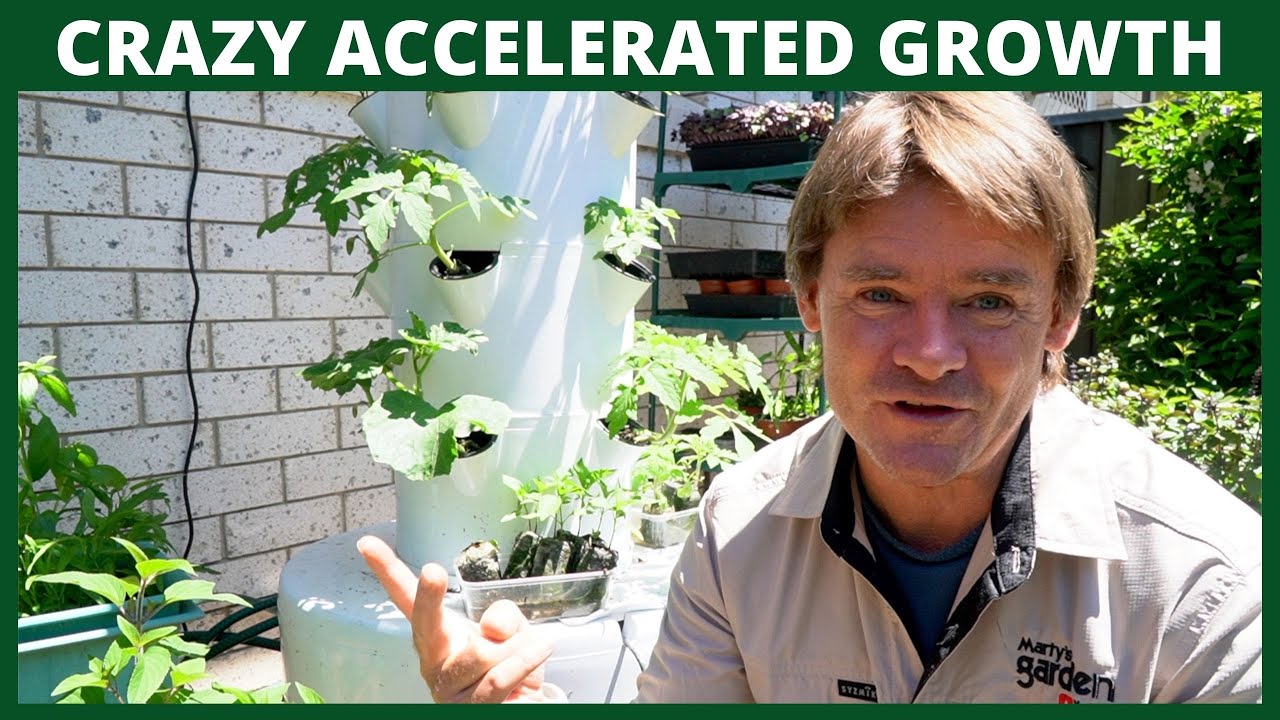 Airgarden Vertical Aeroponics Major Space Saver on the Micro Farm