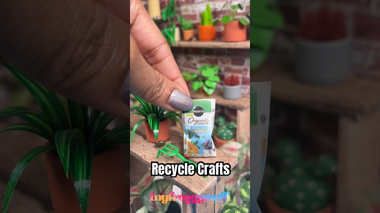 Making Dollhouse Miniatures From Recycled Mail | DIY Mini Brands for Dolls