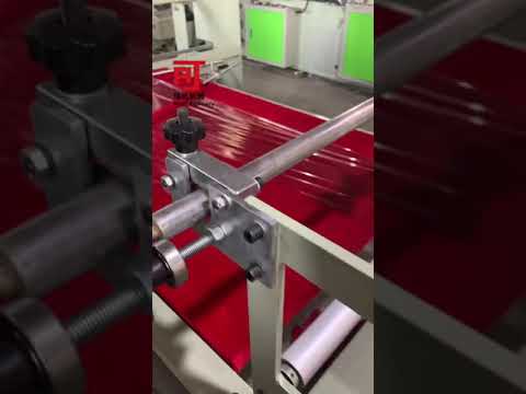Bopp film  folder machine twice folded.