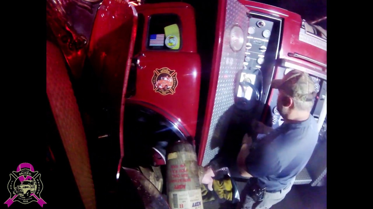 City of McKee Fire Mutual Aid response to Pond Creek VFD