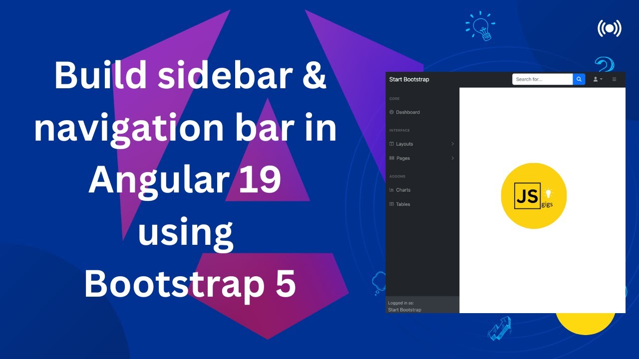 Build a Responsive Sidebar & Navbar in Angular with Bootstrap 5!
