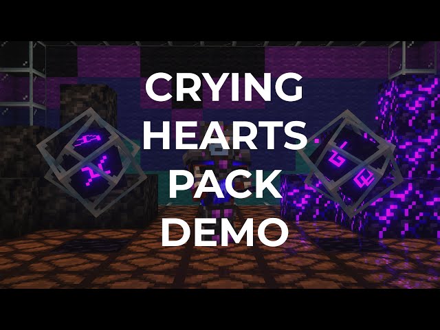 Crying Hearts Minecraft Texture Pack