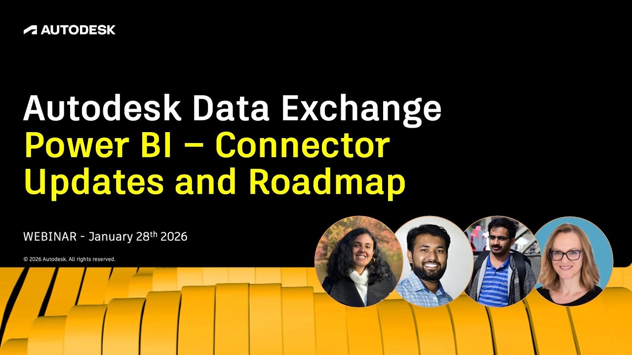Autodesk Data Exchange Power BI Connector - Updates and Roadmap