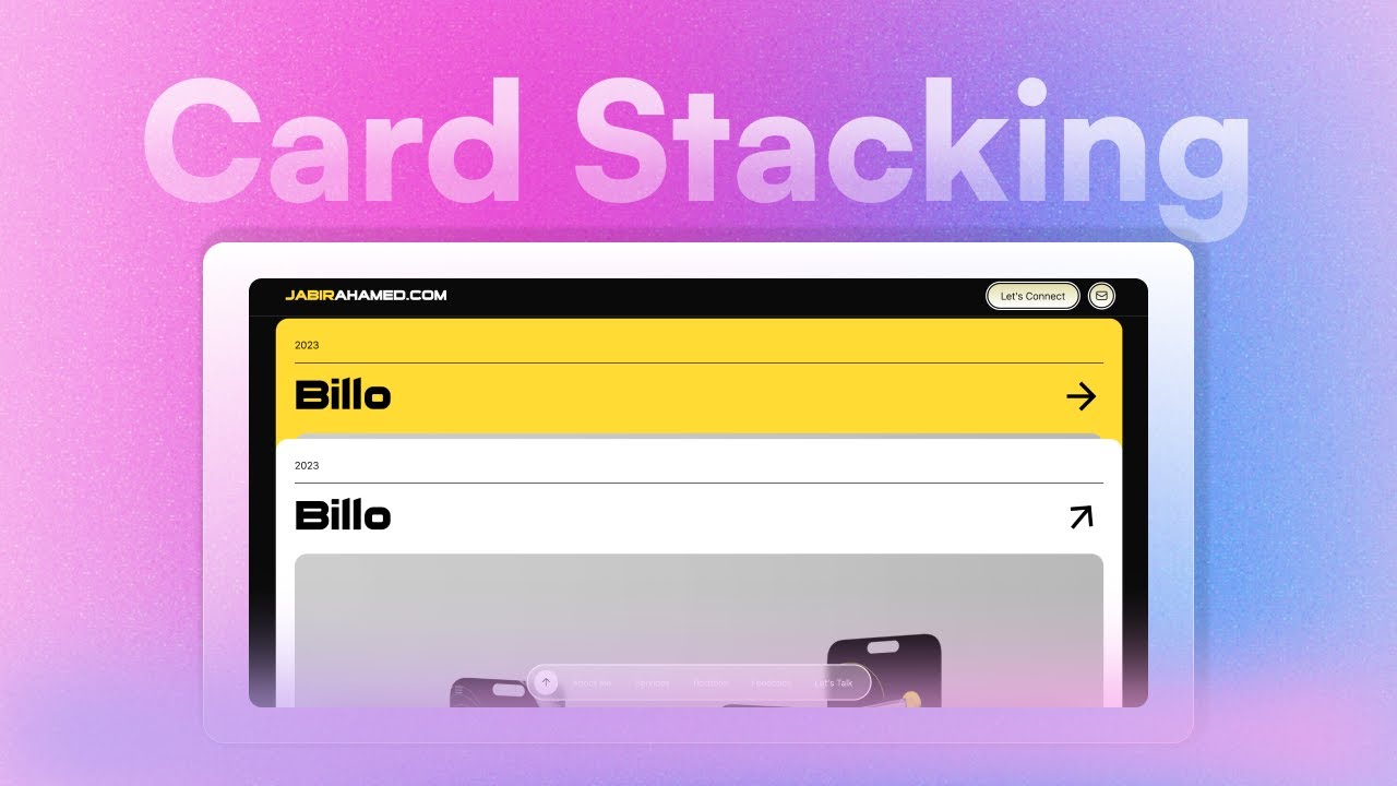 Create a Card Stacking Scroll Animation in Framer | Framer Designs | Framer Scroll Animation