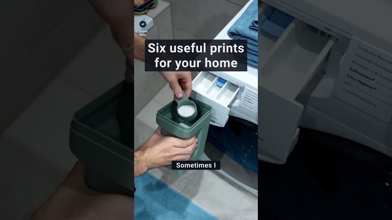 the first 6 things I printed for my new home!