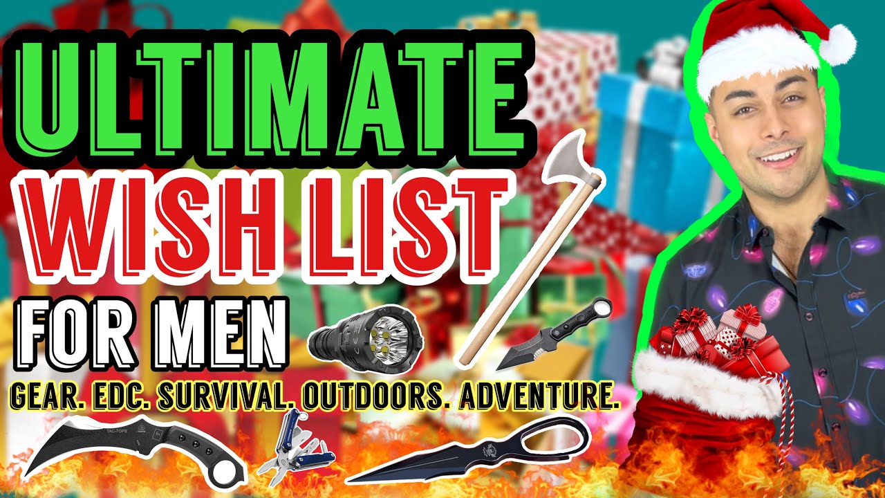ULTIMATE GEAR GIFT GUIDE FOR MEN 2022 HOLIDAY WISH LIST | Self Defense |Great EDC Gear | Travel