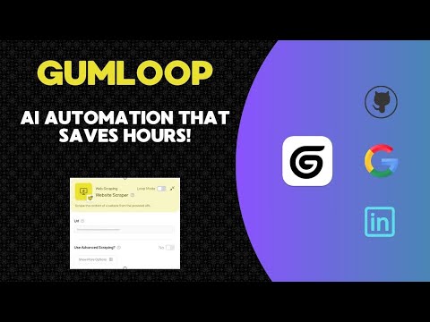 Gumloop AI Automation: Instantly Find LinkedIn Profiles from GitHub - No Coding Skills Needed!