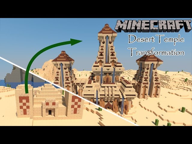 Desert Temple Transformation Minecraft Map
