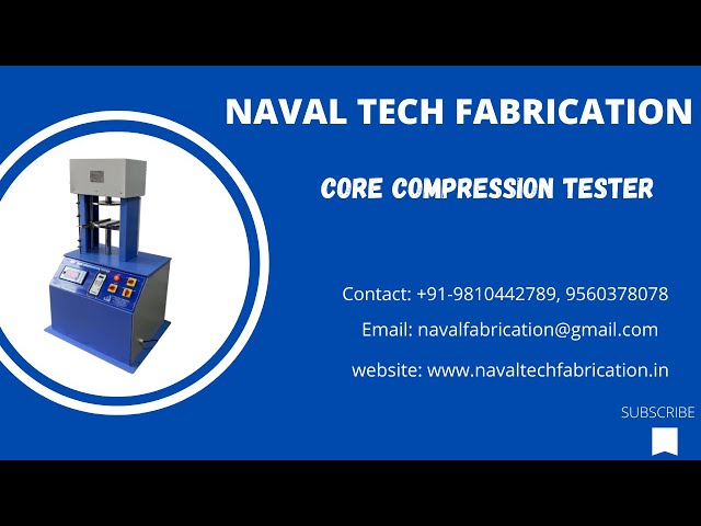Core Compression Tester - Paper core Compression Strength Tester ...