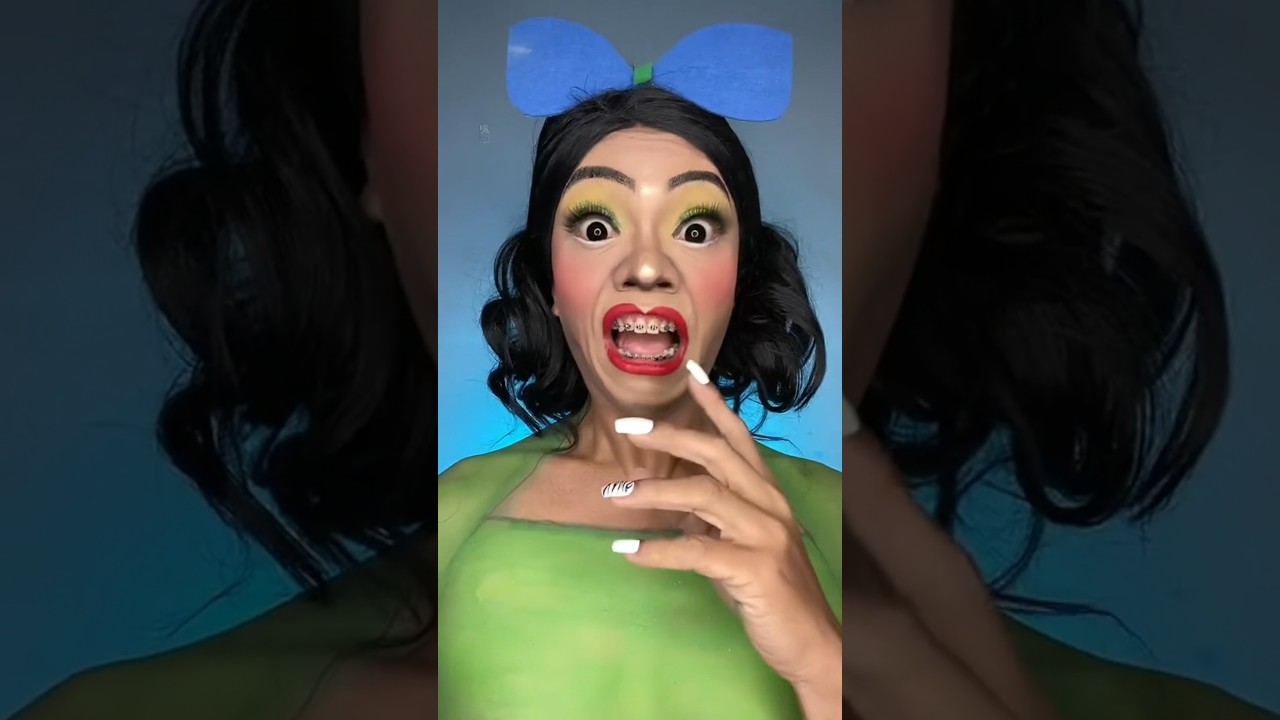 Drizella Tremaine 💚💚💚MakeupInspired fr.Cinderella #drizella #drizellatremaine #shorts #pachie2323