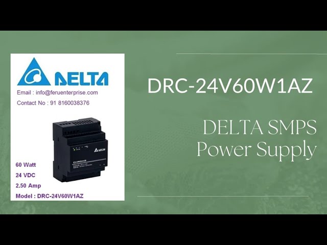 DELTA SMPS - DRC-24V60W1AZ DELTA SMPS Power Supply Wholesale Trader ...
