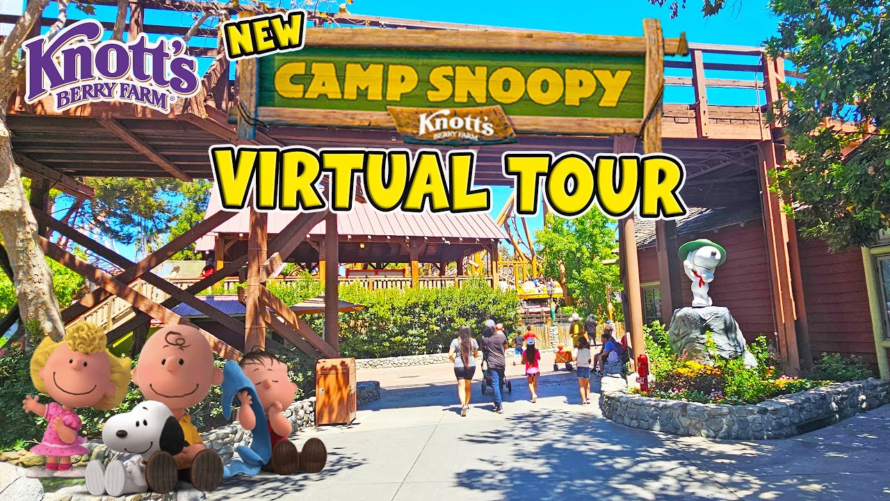 Camp Snoopy Virtual Tour at Knott’s Berry Farm (Sep 2024) [4K]