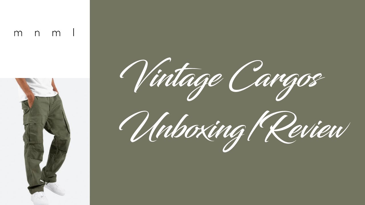MNML Vintage Cargo Pants Unboxing/Review | Cheap Carhartt Cargos Alternative?