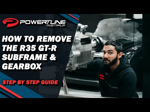 How To Remove the R35 GT-R Subframe & Gearbox – Powertune Australia