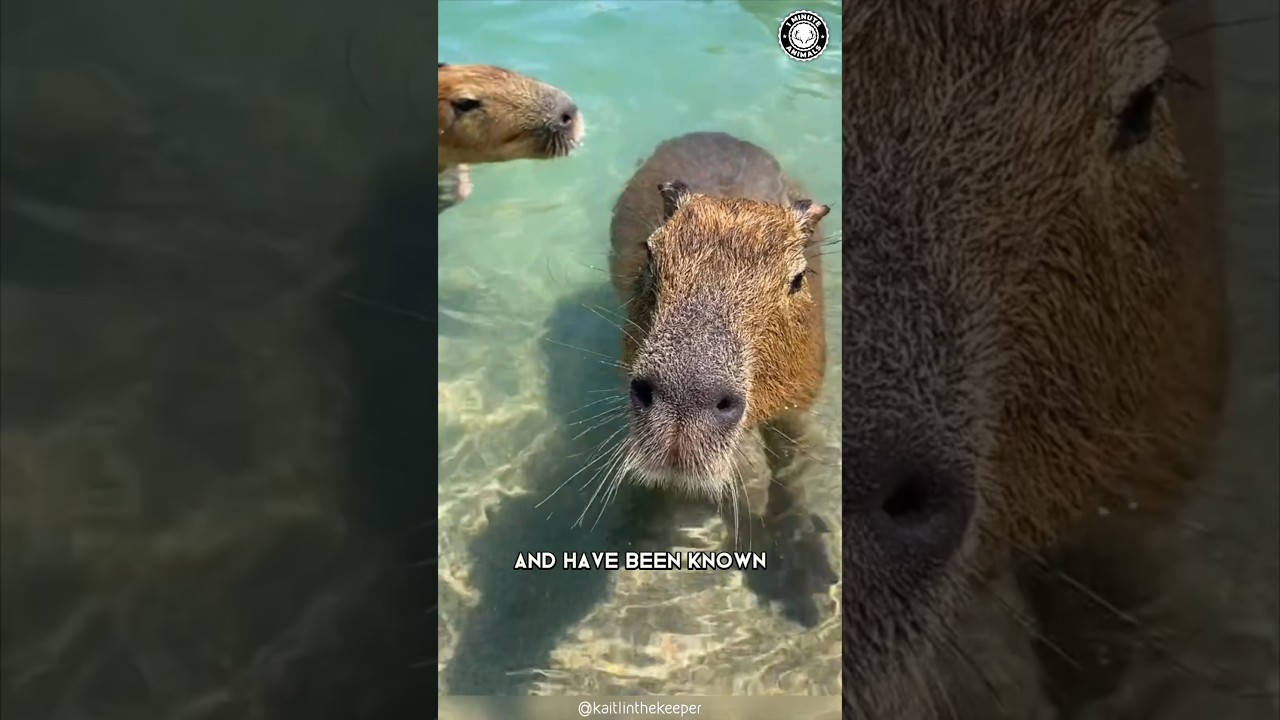 Capybara  🦫 The Friendliest Creature on Earth!