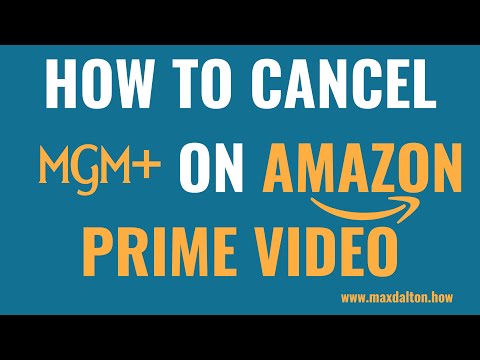 How to Cancel MGM+ in Amazon Prime Video