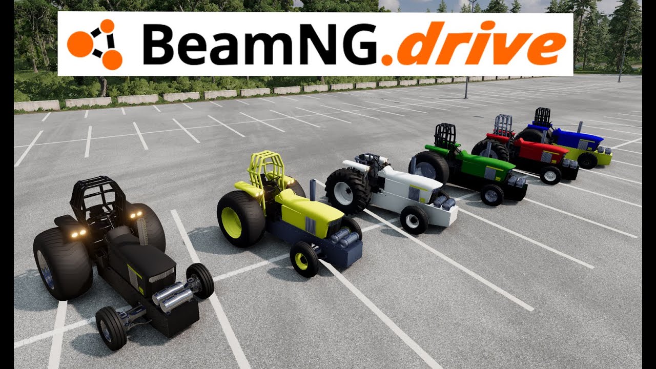 Jon Dear Pulling Tractor 2.0 - BeamNG.drive