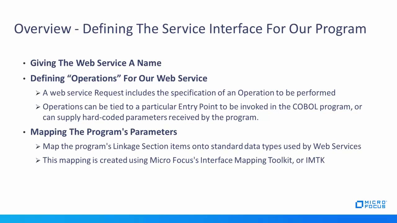 Using Visual COBOL for Eclipse to Create REST Web Services