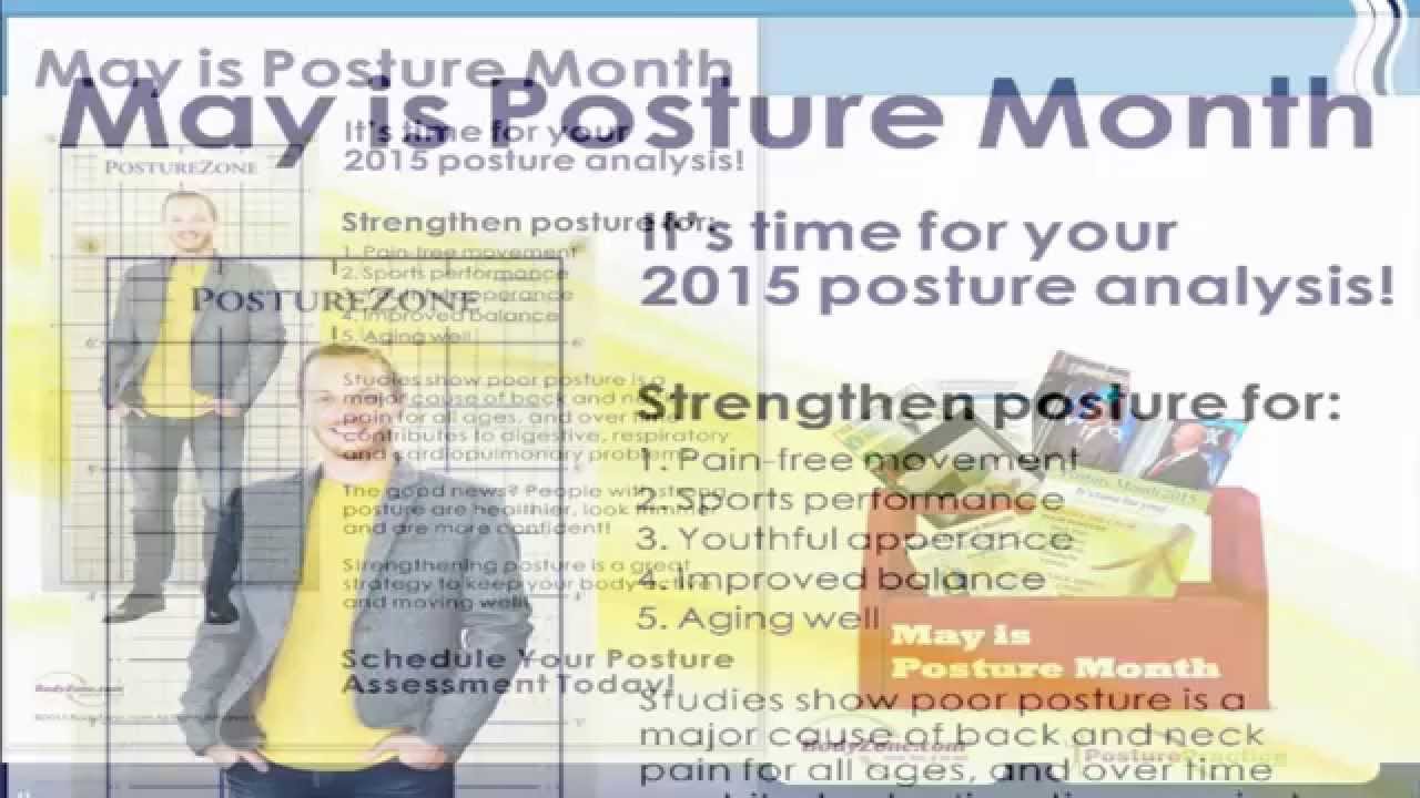 May is Posture Month - Forms & Plan for Correct Posture Month