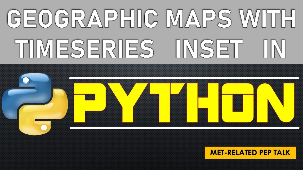 CODING Snippet 008: Python Geographic Map with Timeseries Inset