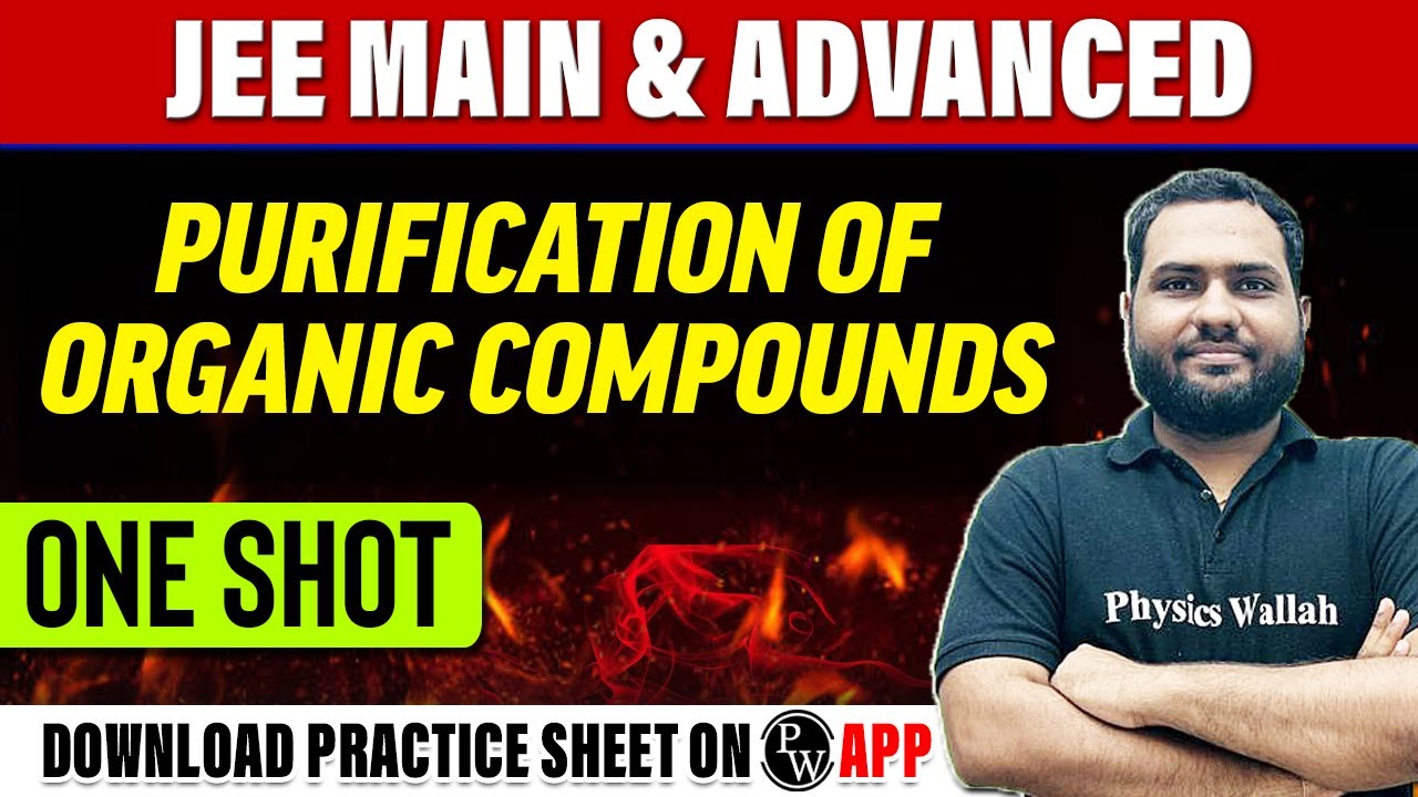 Comprehensive Guide to the Purification of Organic Compounds for JEE Aspirants | Galaxy.ai
