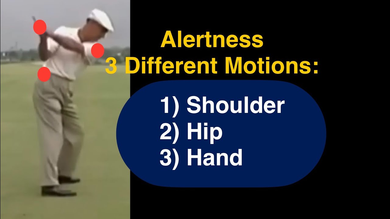 Golf is about MANAGING MOTIONS. 3 Different Motions: Shoulder, Hip, & Hands