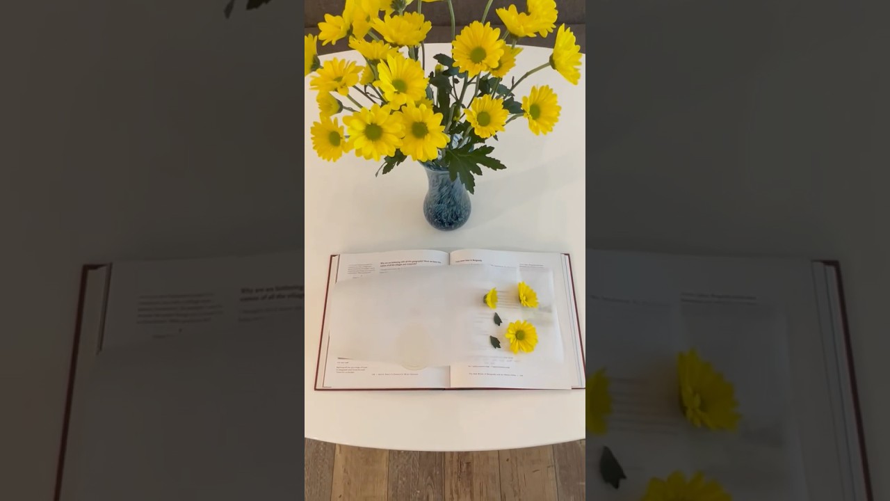 🌼 DIY Pressed Flowers in Book 🌼 #tutorial